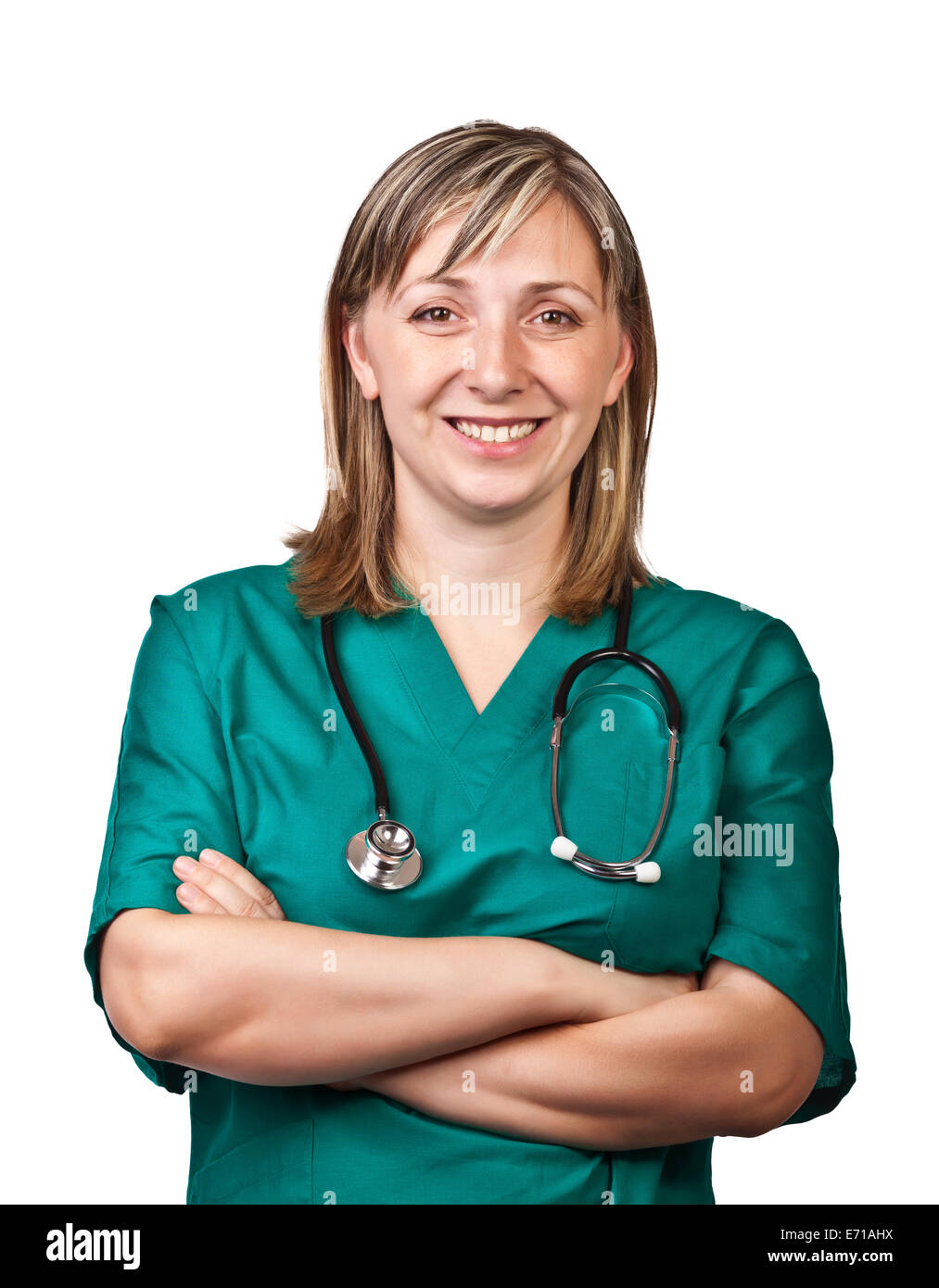 woman doctor portrait isolated on white Stock Photo - Alamy woman doctor portrait isolated on white Stock Photo - Alamy