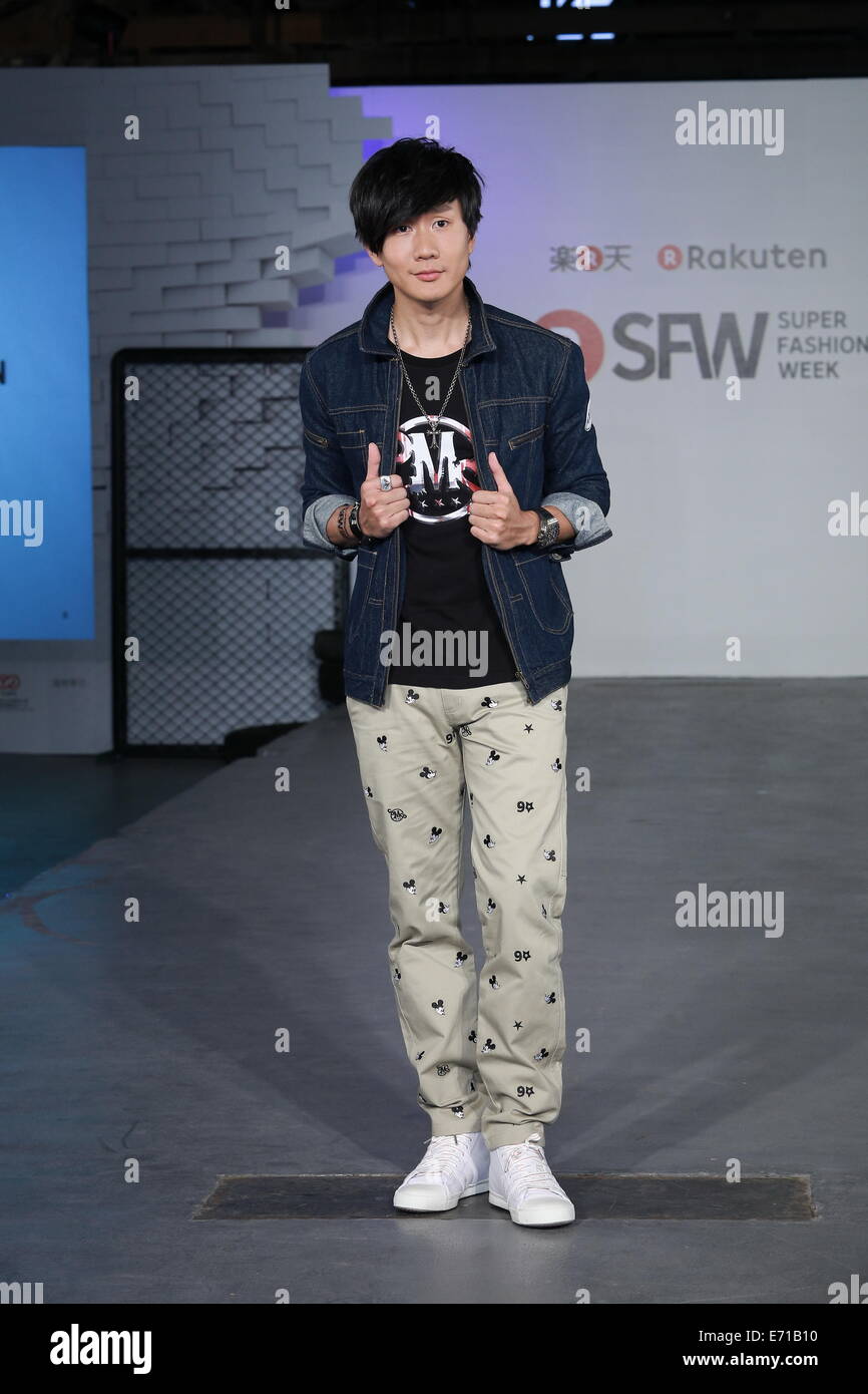Taipei. 1st Sep, 2014. Singer JJ Lin attends a commercial activity in ...