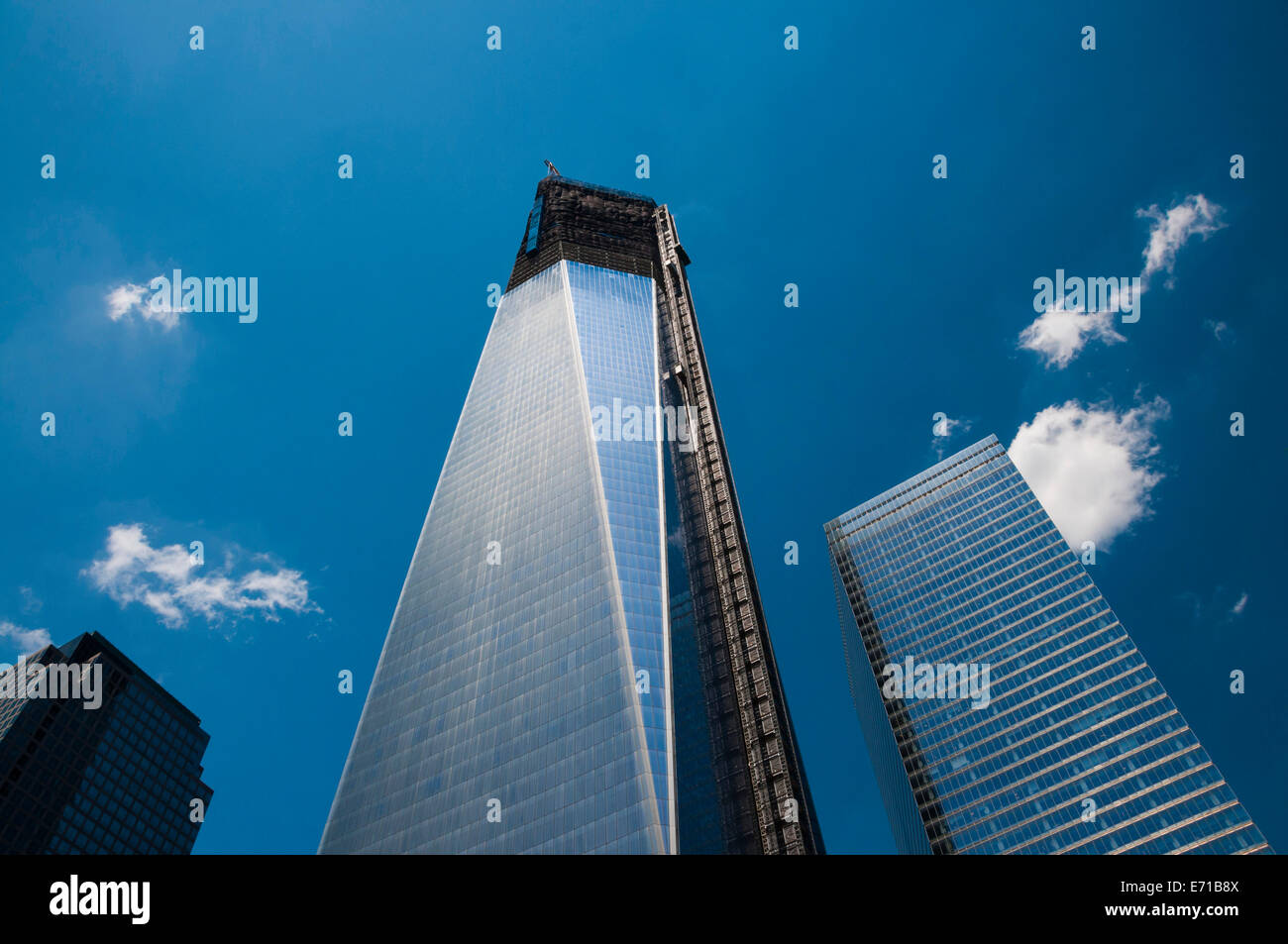 USA, New Yorck City, Ground Zero, construction site of One World Trade ...