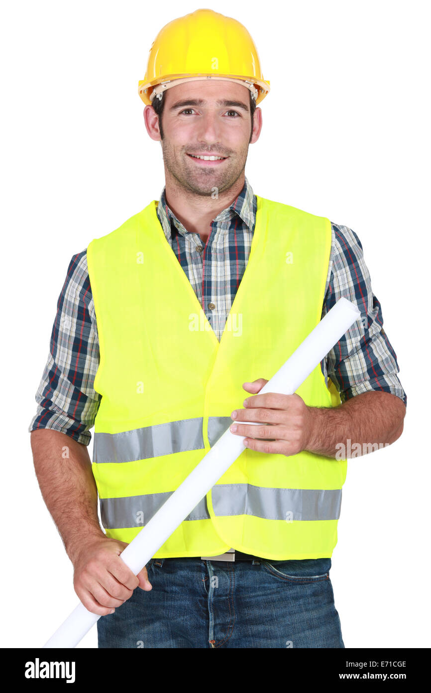 Engineer in reflective jacket hi-res stock photography and images - Alamy