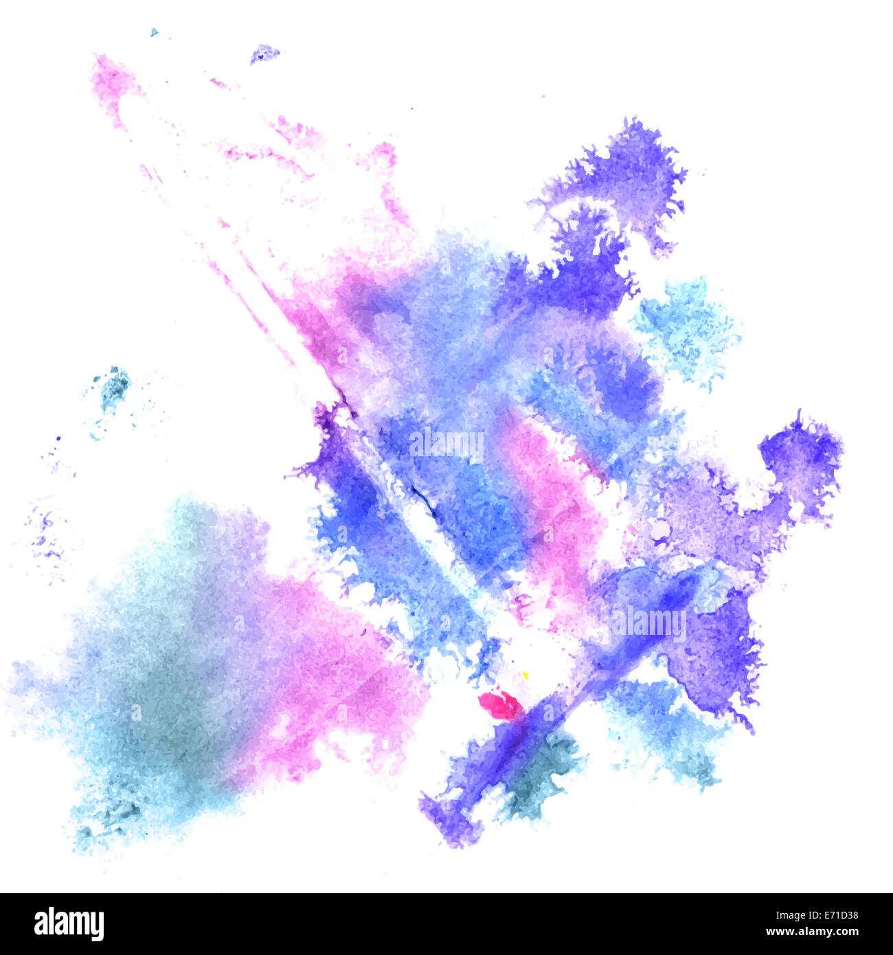 Blue and pink paint splashes hi-res stock photography and images - Alamy