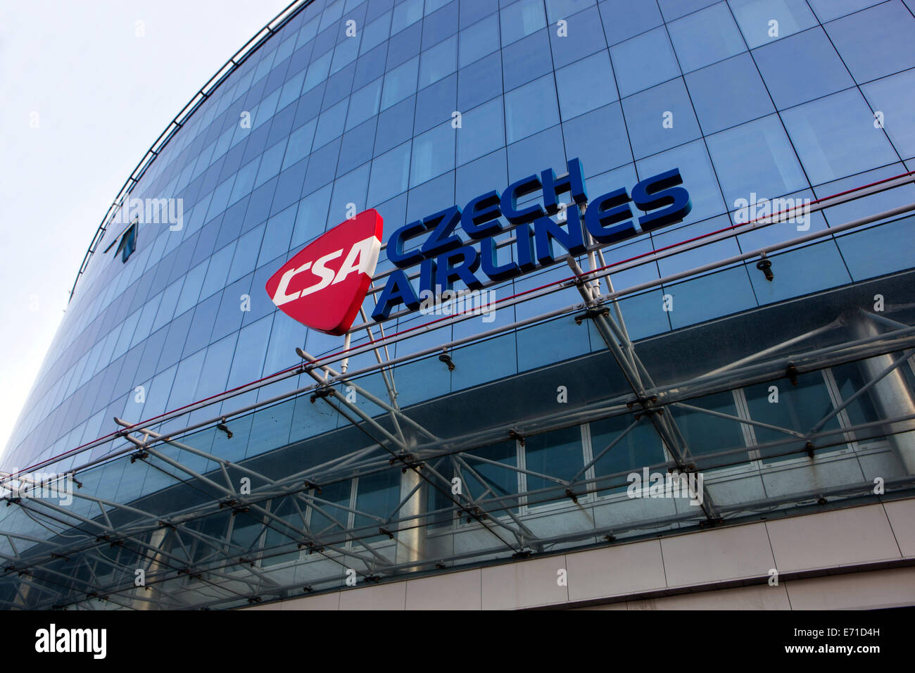 CSA logo sign headquarters,Praha Ruzyne, Czech Republic Stock Photo - Alamy