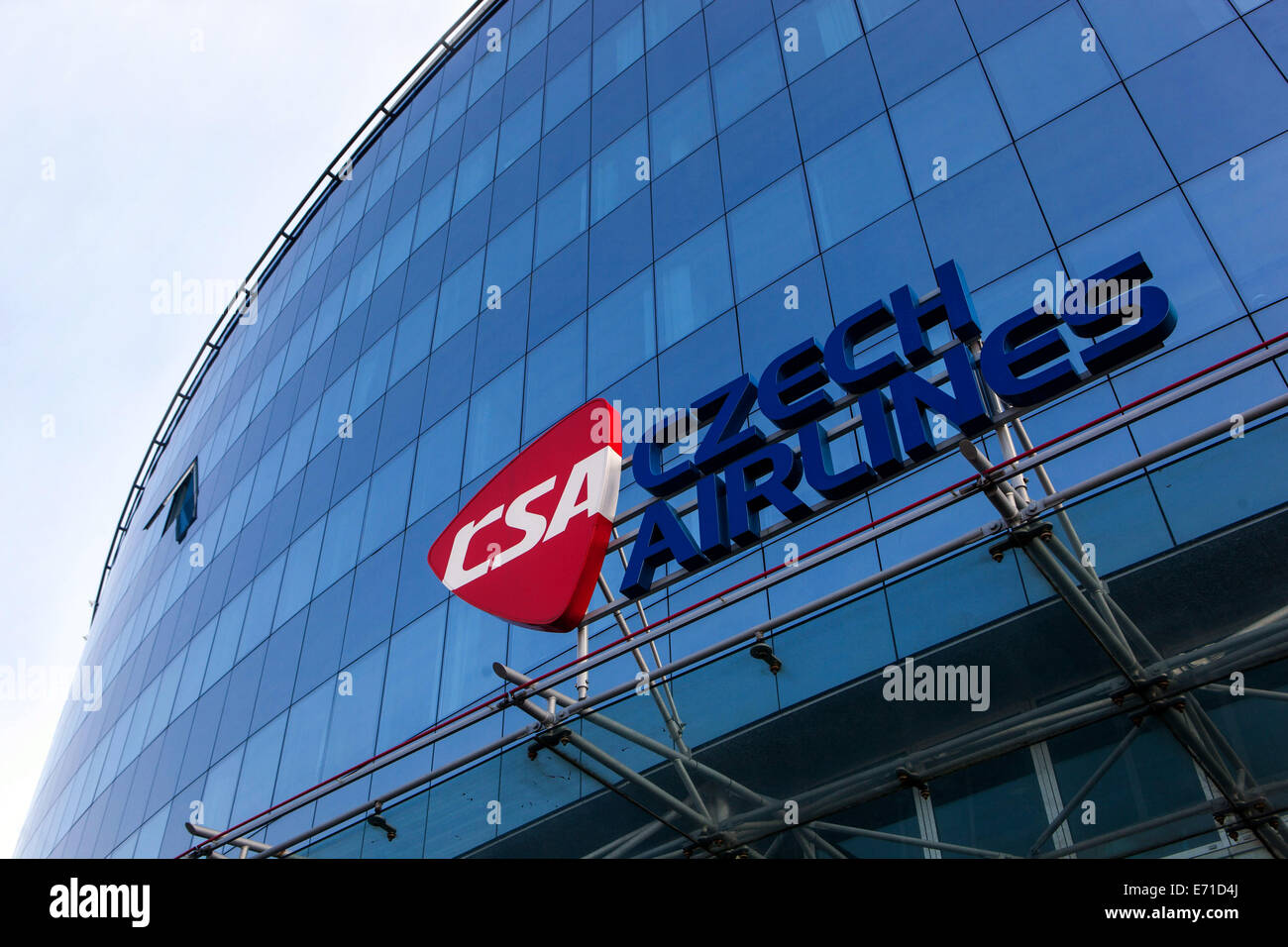 CSA logo sign headquarters,Praha Ruzyne, Czech Republic Stock Photo - Alamy