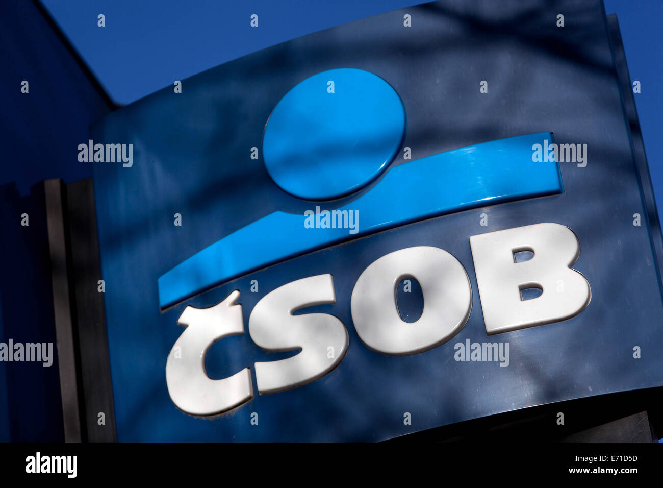 CSOB logo sign Czech Republic Stock Photo - Alamy