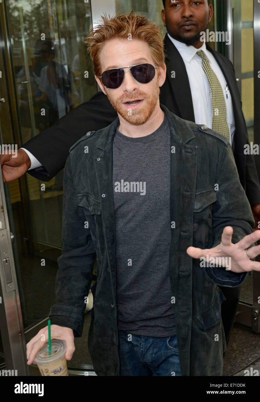 New York, NY, USA. 3rd Sep, 2014. Seth Green out and about for ...