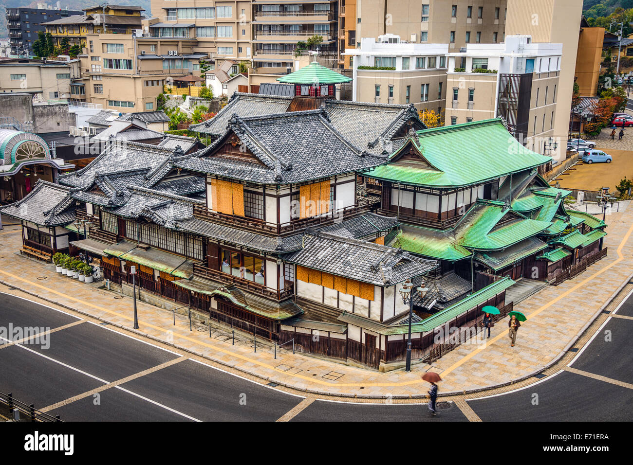 Matsuyama, Japan cityscape at Dogo Onsen Stock Photo - Alamy
