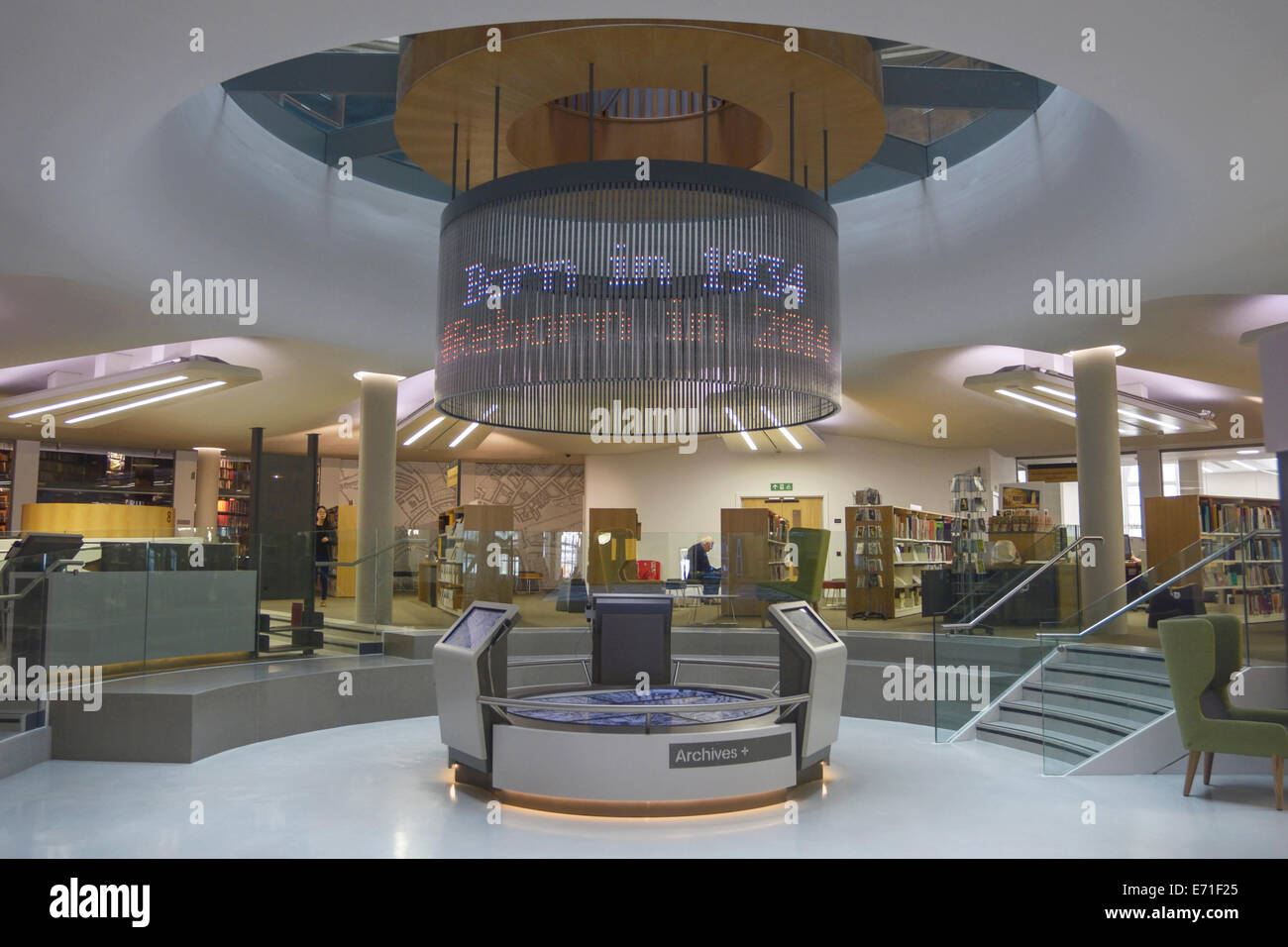 Manchester Central Library Interior High Resolution Stock Photography ...