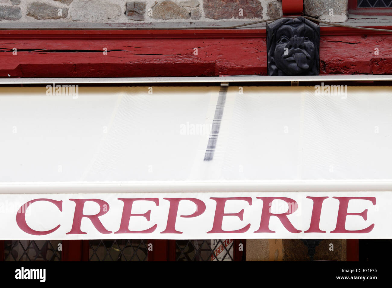 Bar creperie sign hi-res stock photography and images - Alamy
