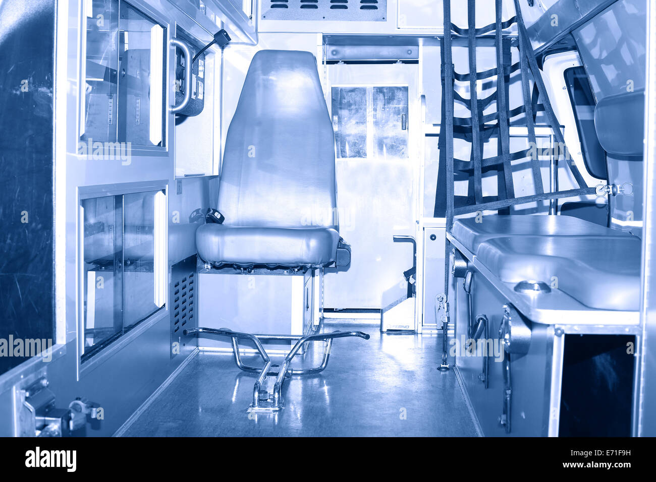Ambulance car cabin hi-res stock photography and images - Alamy