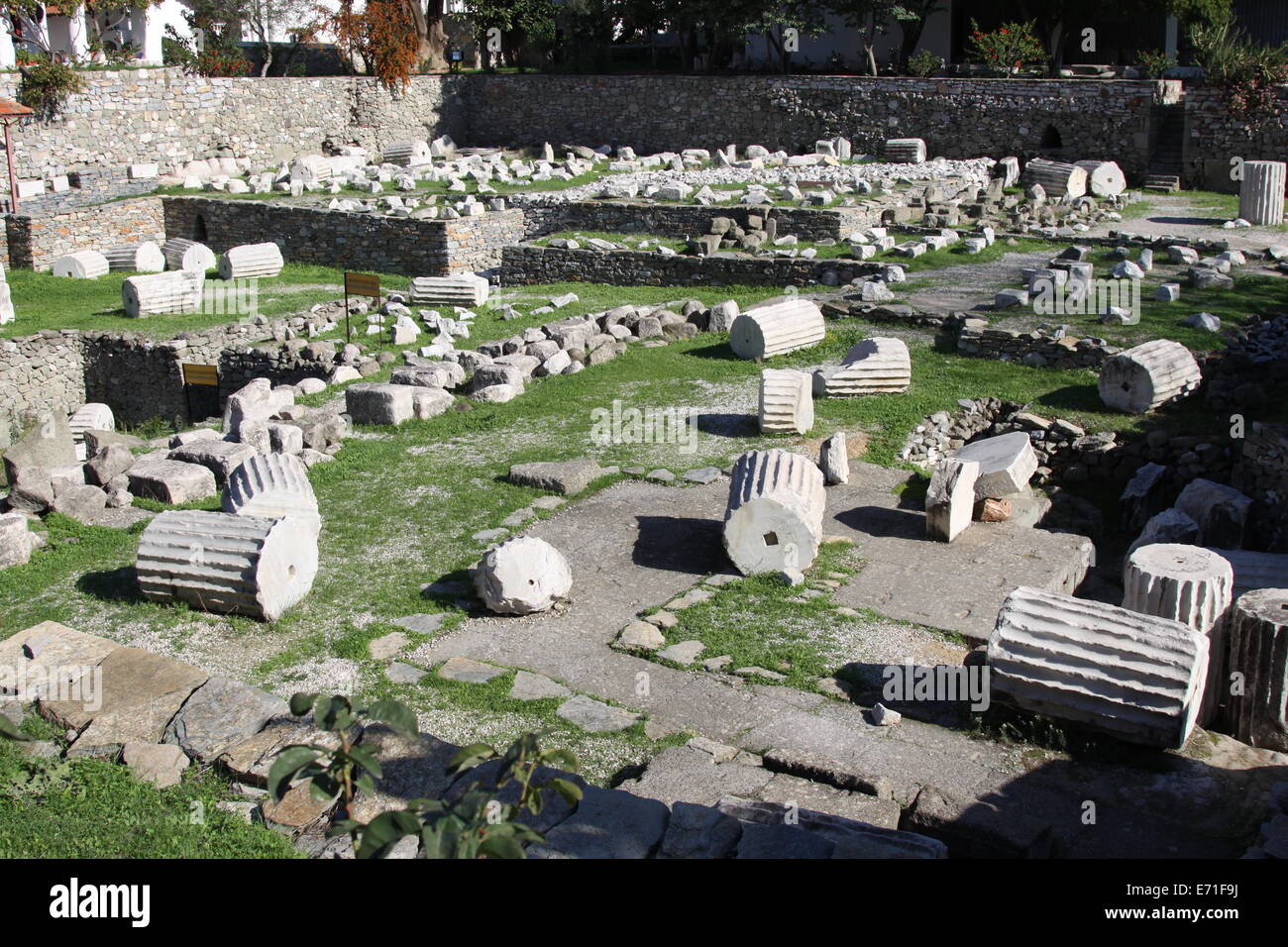 Mausoleum at Halicarnassus, Bodrum, Turkey Stock Photo - Alamy