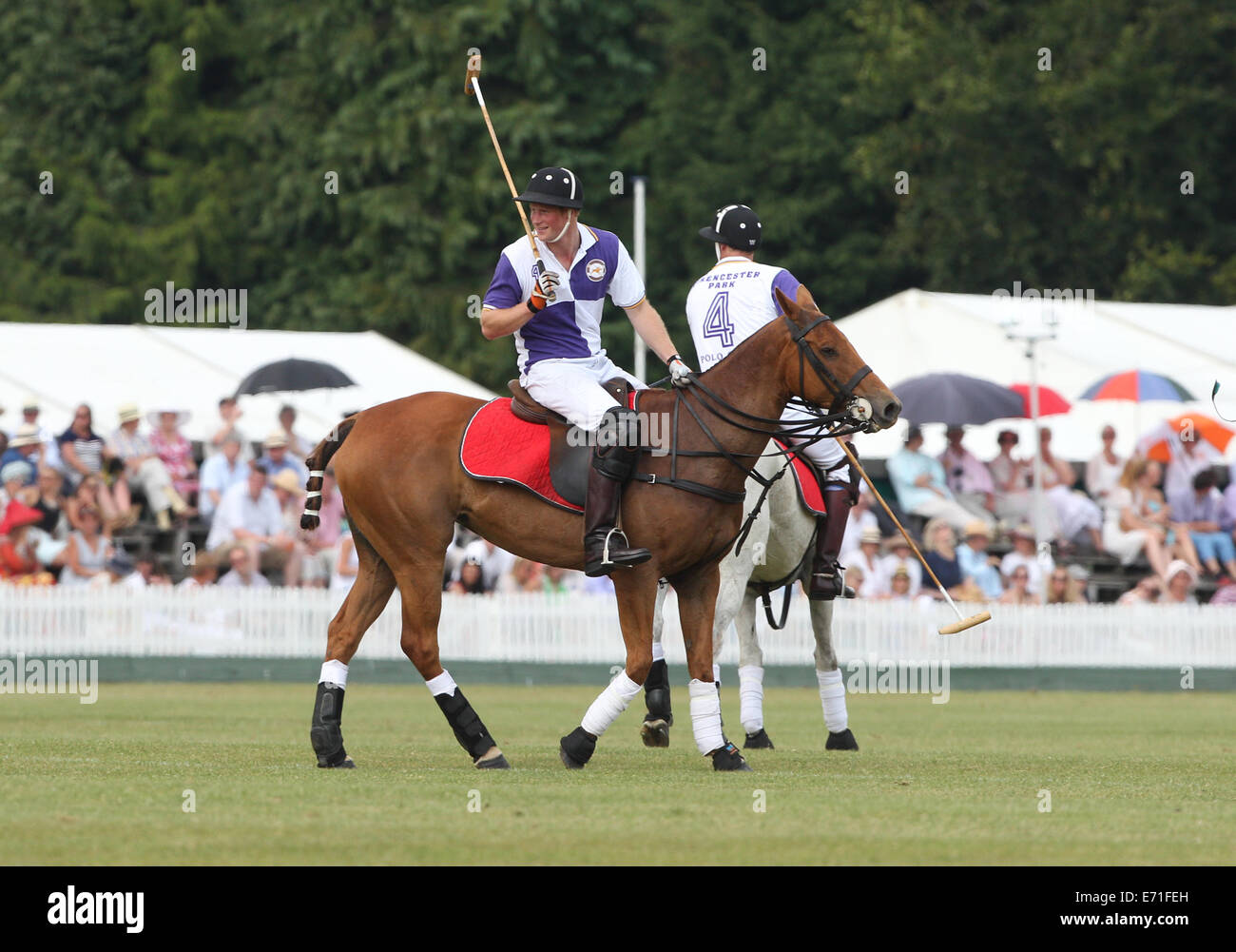 Prince William, The Duke of Cambridge and Prince Harry play in a ...