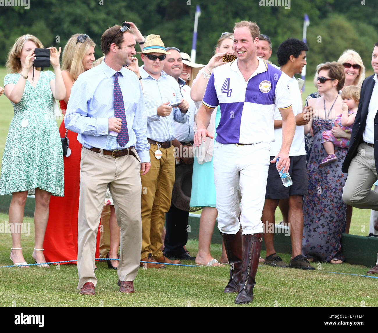 Prince William, The Duke of Cambridge plays in a charity polo ...
