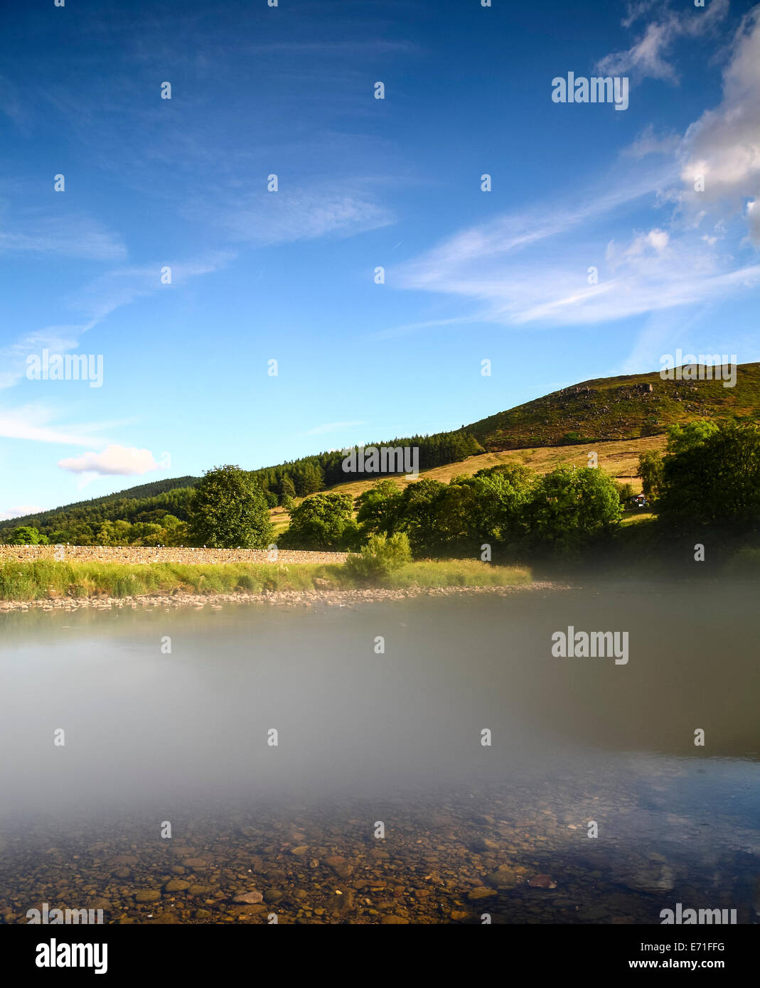 View of River Wharfe at Burnsall, North Yorkshire Stock Photo - Alamy