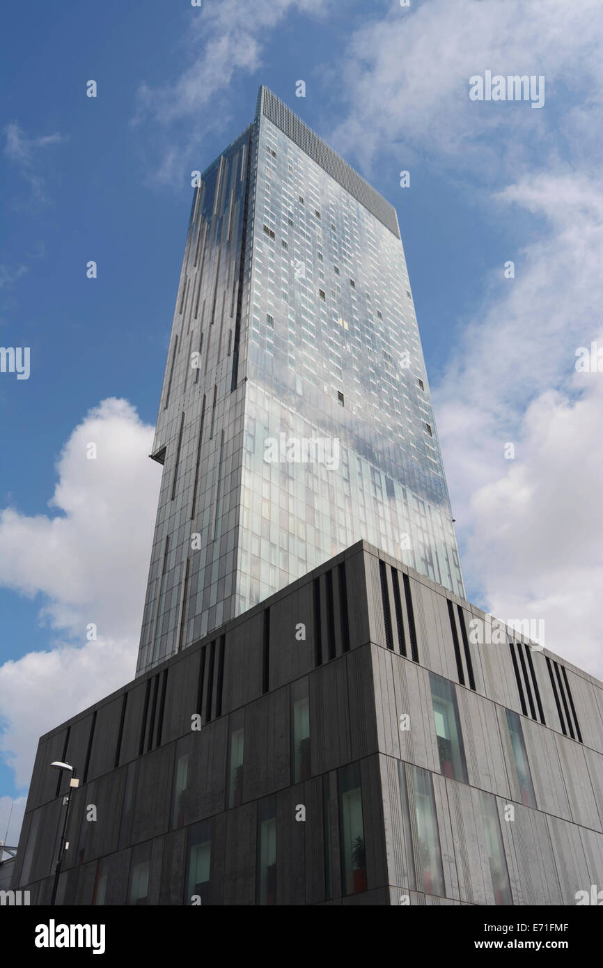 Beetham Tower and Hilton Hotel in Deansgate, Manchester Stock Photo - Alamy