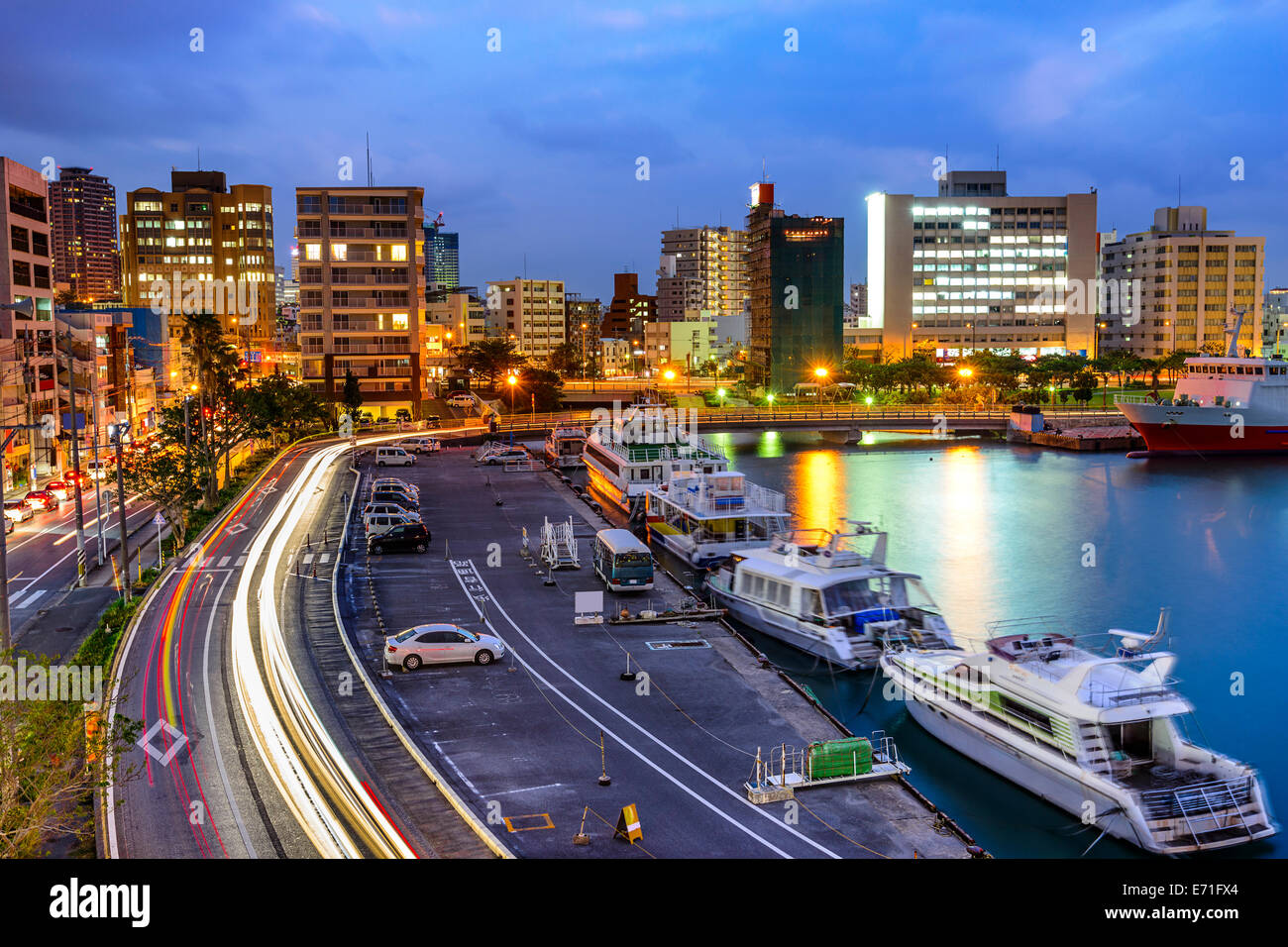Naha, Okinawa, Japan cityscape at the bay Stock Photo - Alamy