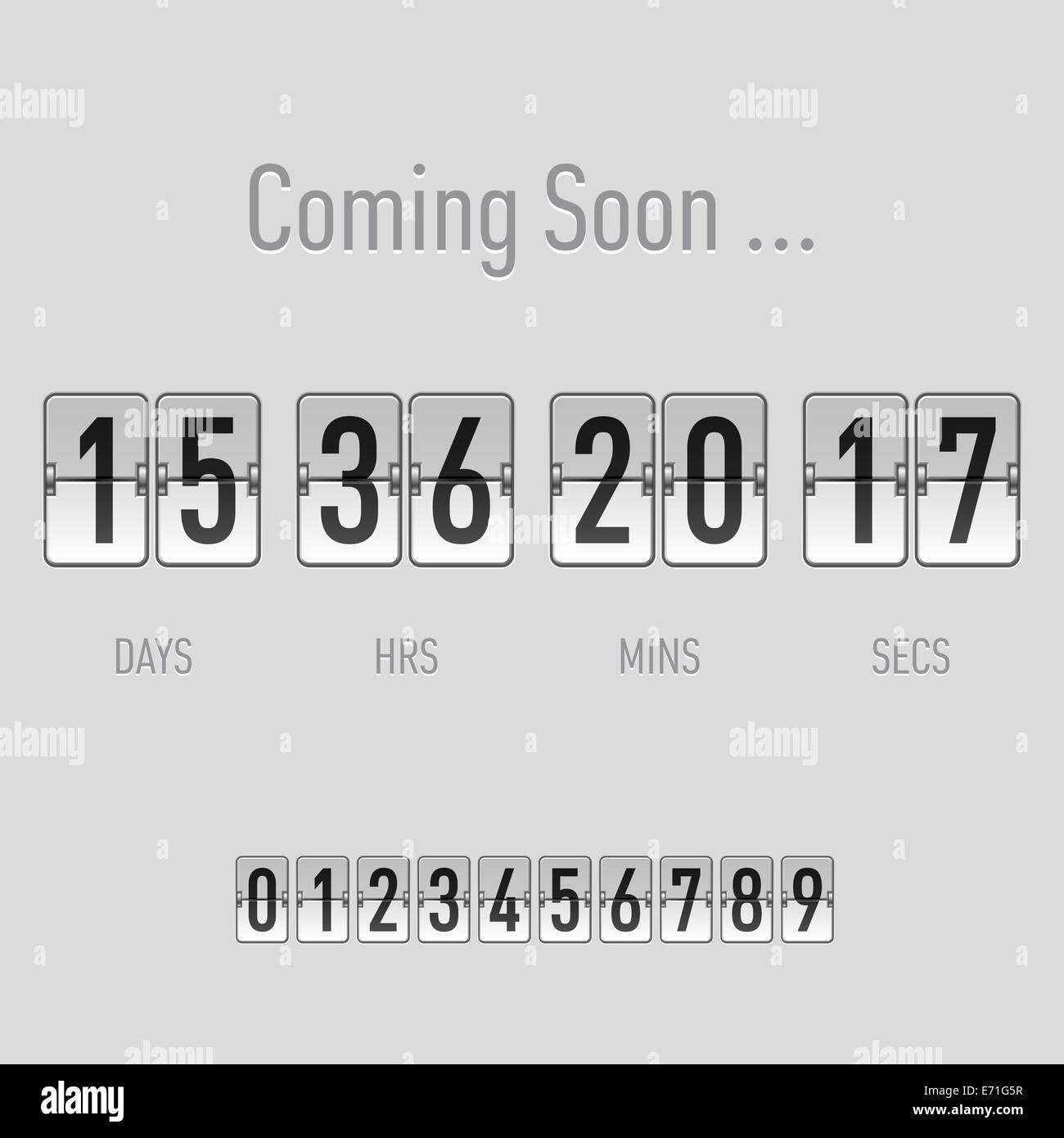 Mechanical countdown timer days hi-res stock photography and images - Alamy