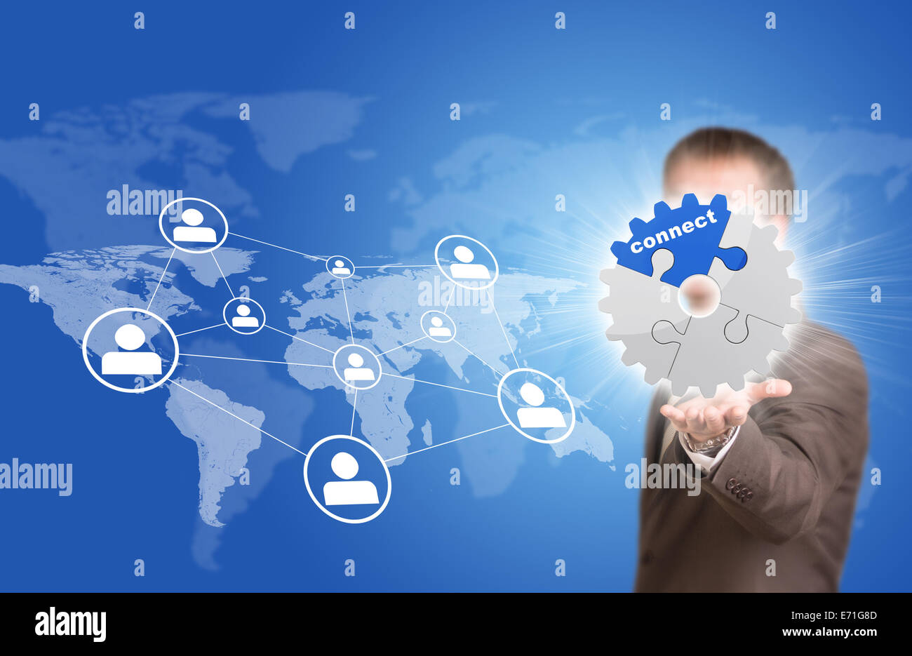 Business management icons line hi-res stock photography and images - Alamy