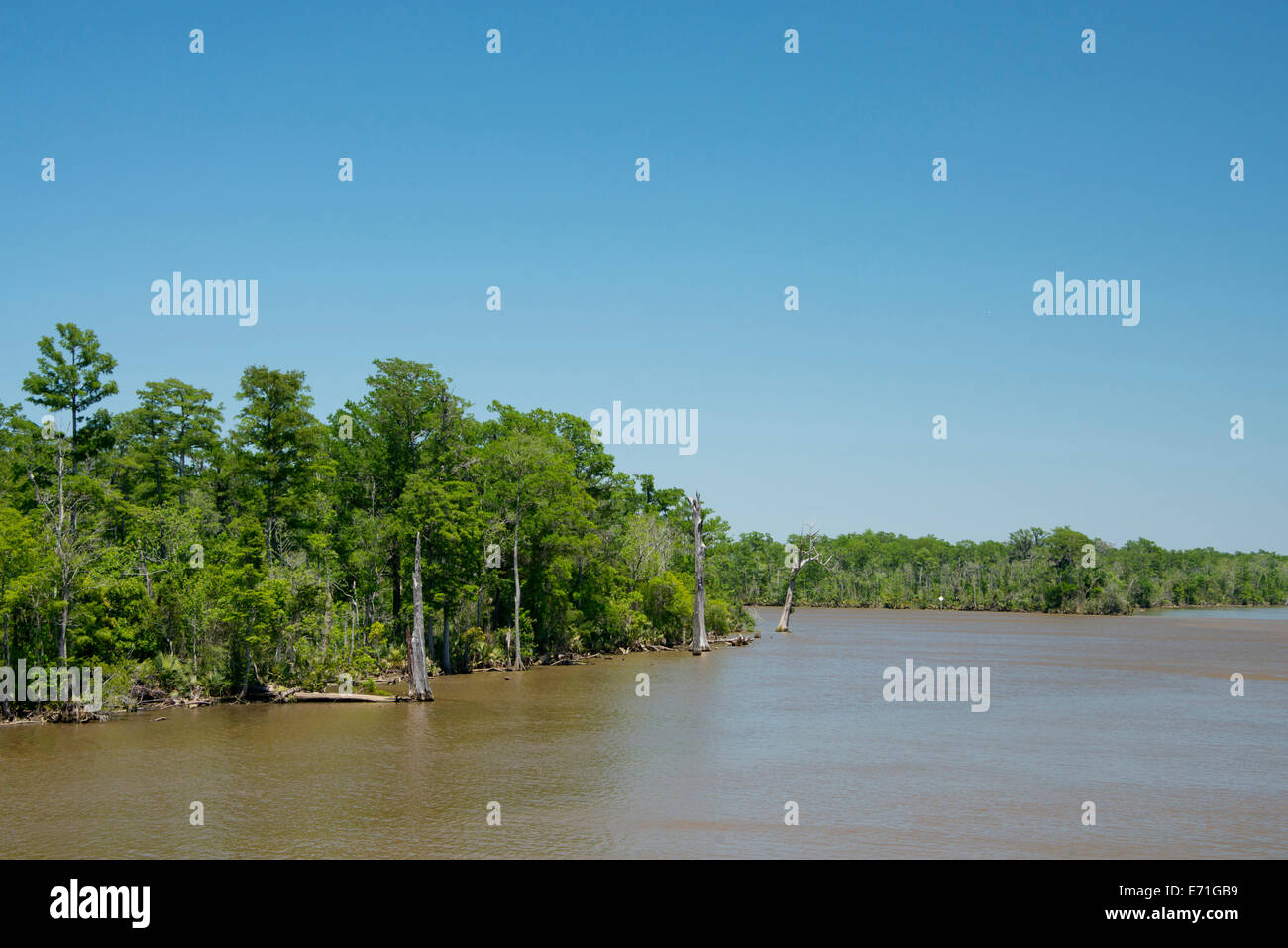 USA, Alabama, Mobile. Mobile River. (Large format sizes available Stock ...