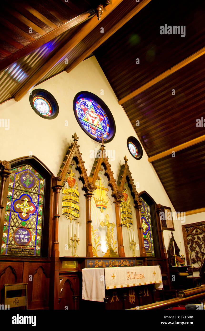 USA, Alabama, Marengo County, Demopolis. Historic Trinity Episcopal ...