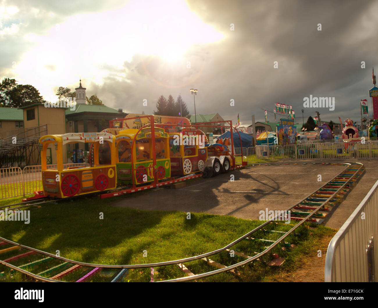 Childrens train ride hi-res stock photography and images - Alamy