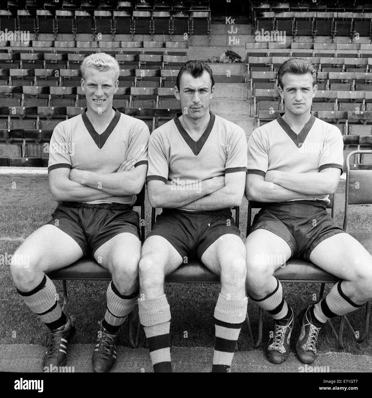 Ron Flowers, Eddie Clamp and Gerry Harris Wolverhampton Wanderers ...