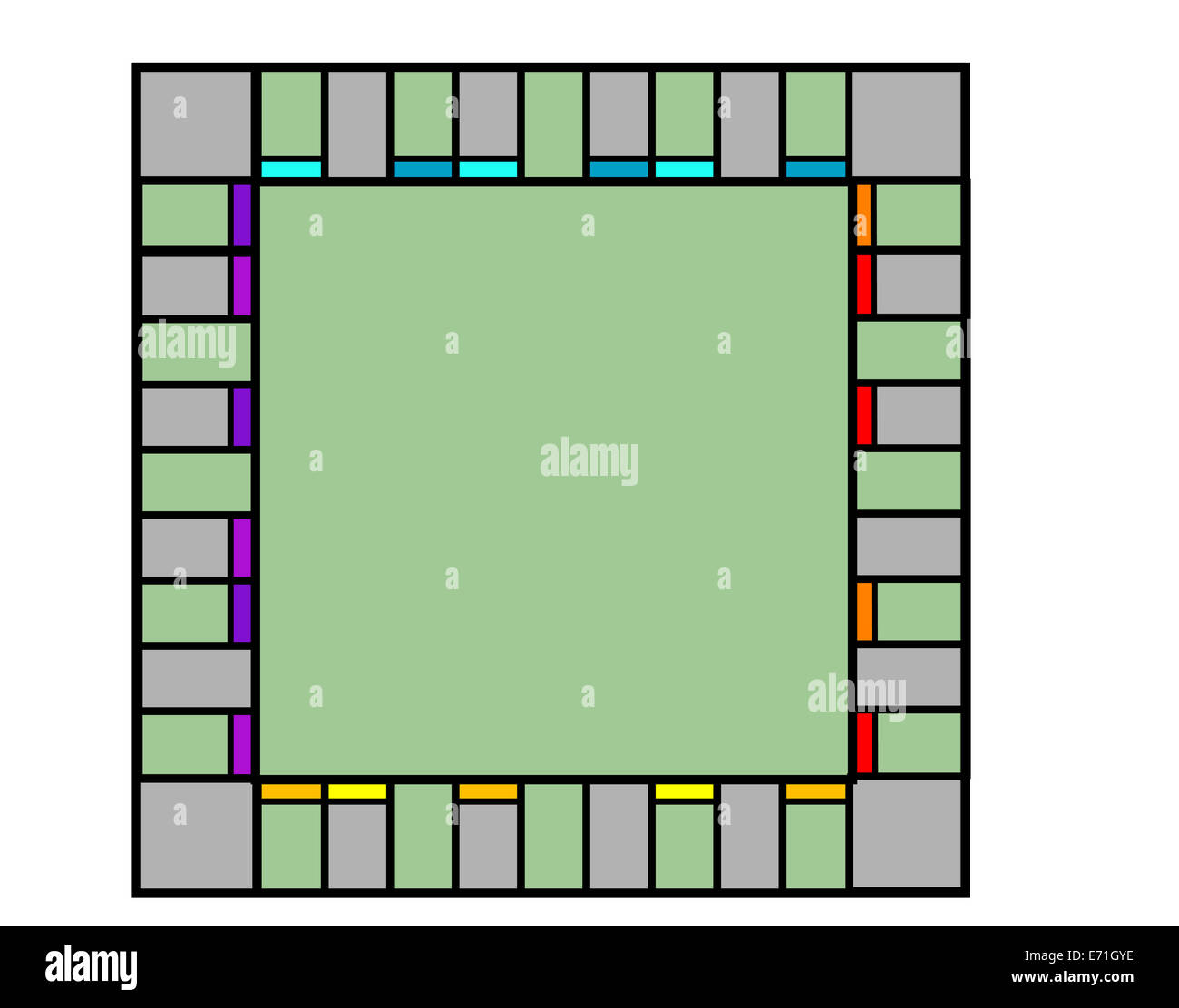 empty monopoly board Stock Photo - Alamy