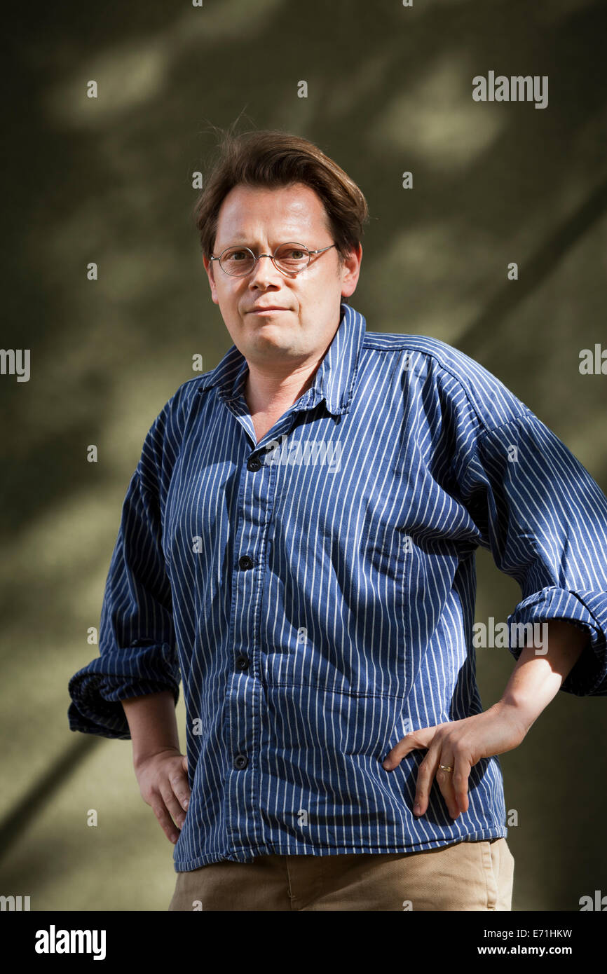 Edward Carey, author and illustrator, at the Edinburgh International ...