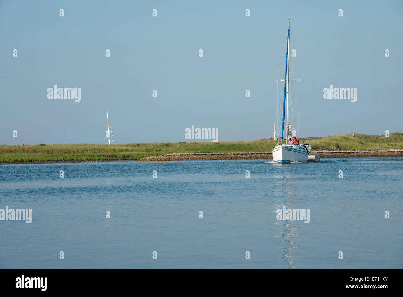 USA, Massachusetts, Elizabeth Islands, Cuttyhunk Island, Gosnold ...