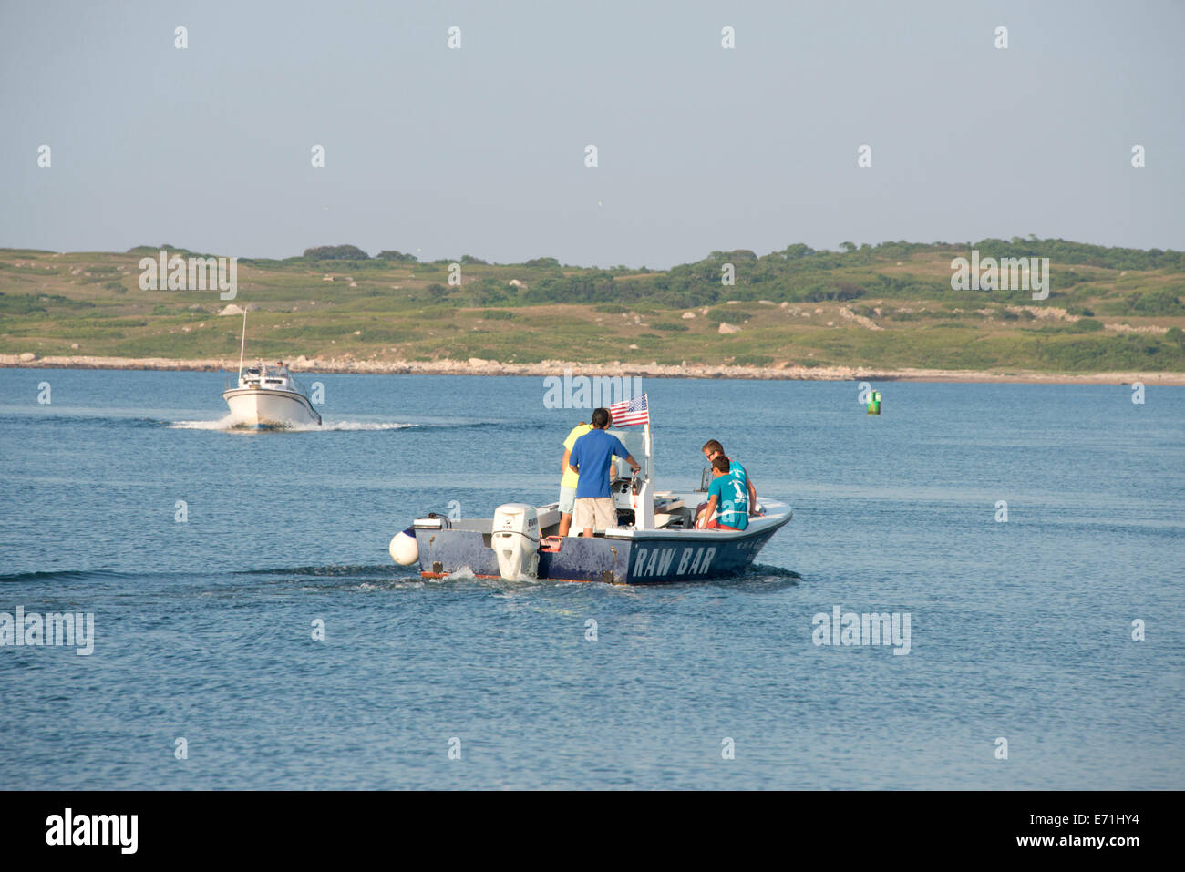 USA, Massachusetts, Elizabeth Islands, Cuttyhunk Island, Gosnold ...