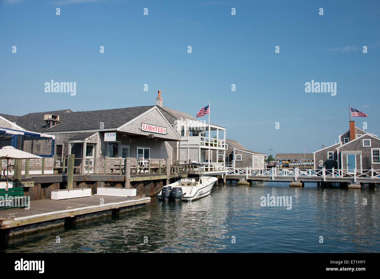 Nantucket massachusetts straight wharf hi-res stock photography and ...