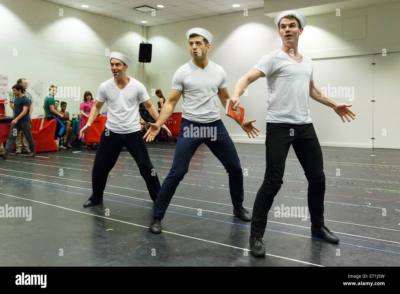 New York, NY, USA. 3rd Sep, 2014. Clyde Alves, Tony Yazbeck, Jay ...