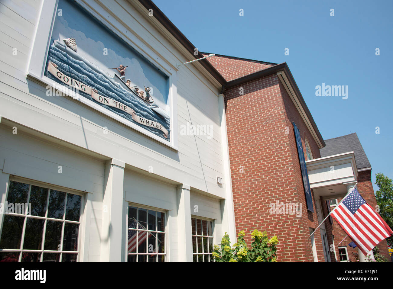 USA, Massachusetts, Nantucket, Whaling Museum, housed in the historic ...