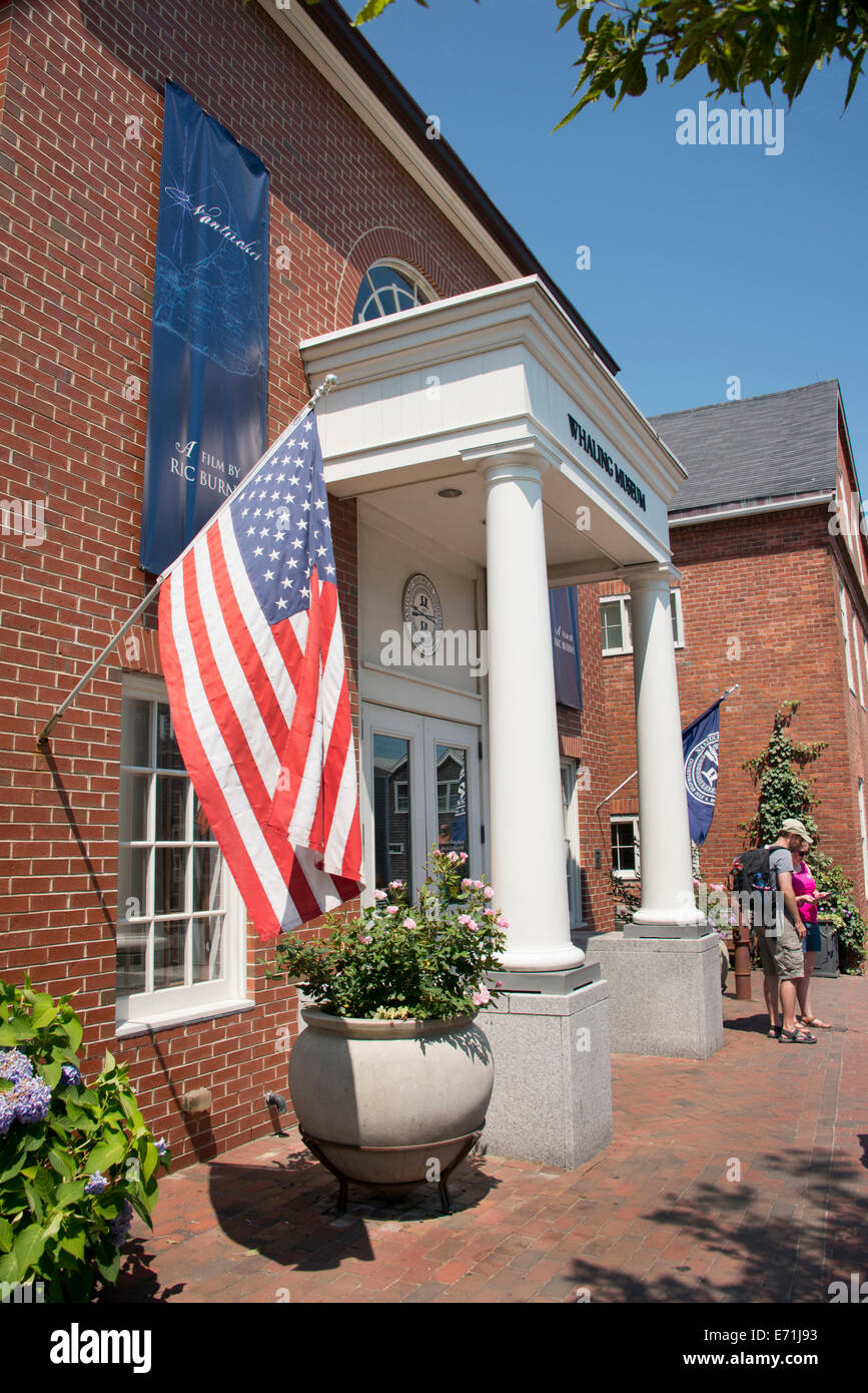 USA, Massachusetts, Nantucket, Whaling Museum, housed in the historic ...