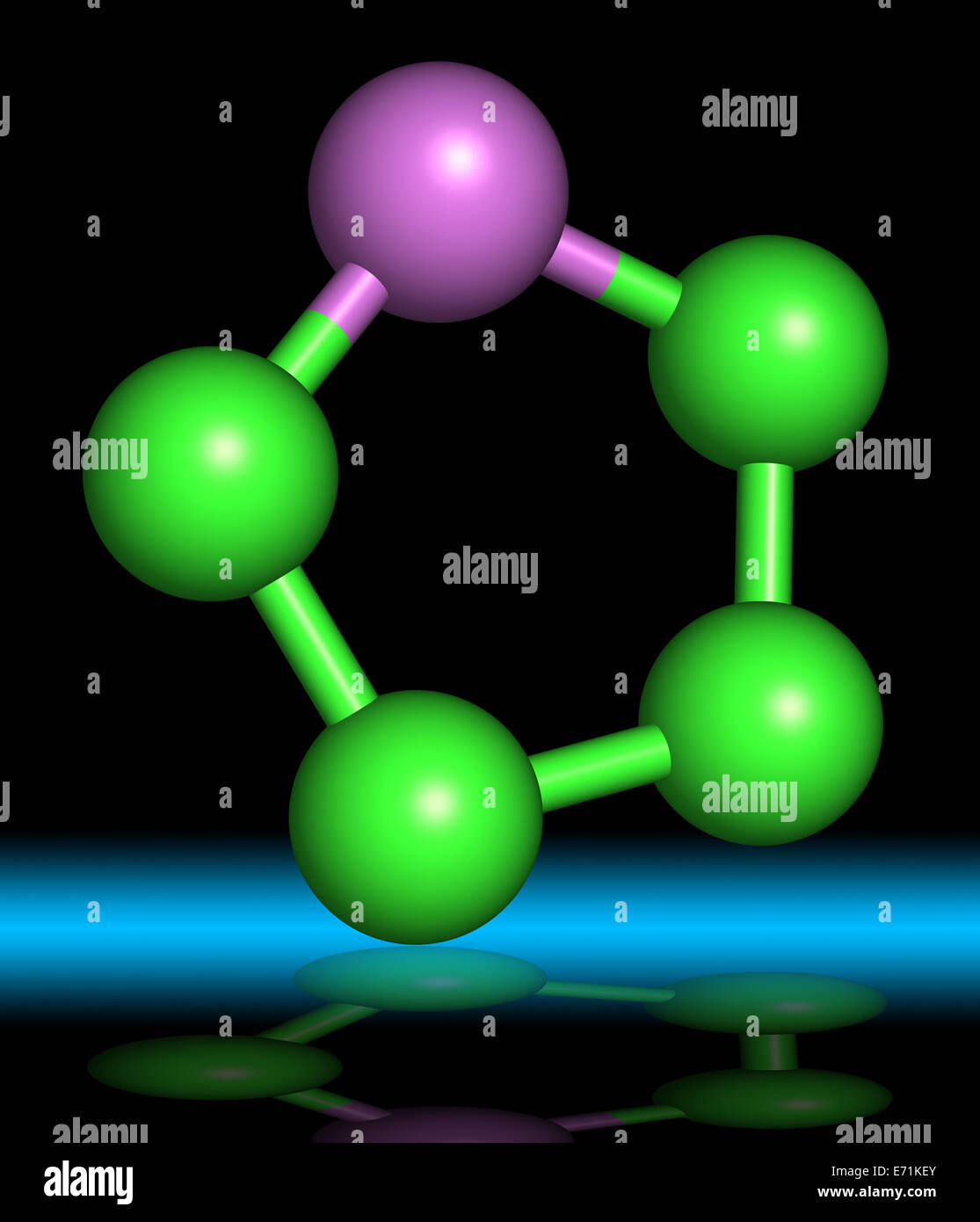 Molecule of Arsole... Arsole belongs to the series of heterocyclic ...