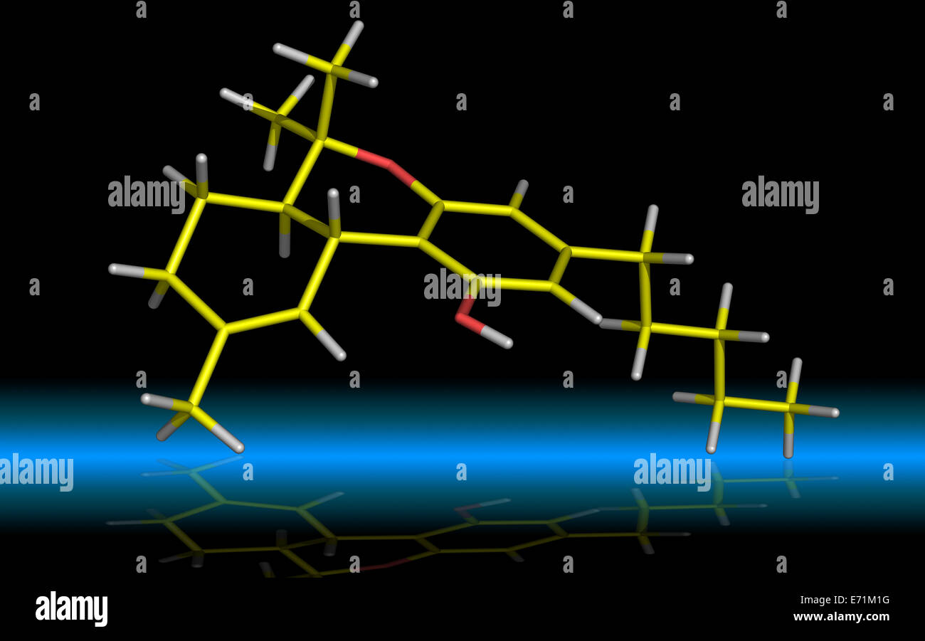 THC - Tetrahydrocannabinol Stock Photo - Alamy