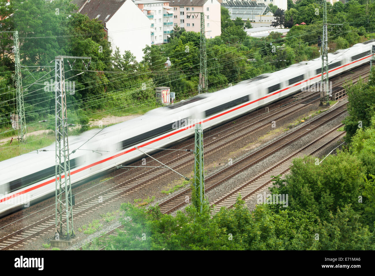 Red stripe train hi-res stock photography and images - Alamy