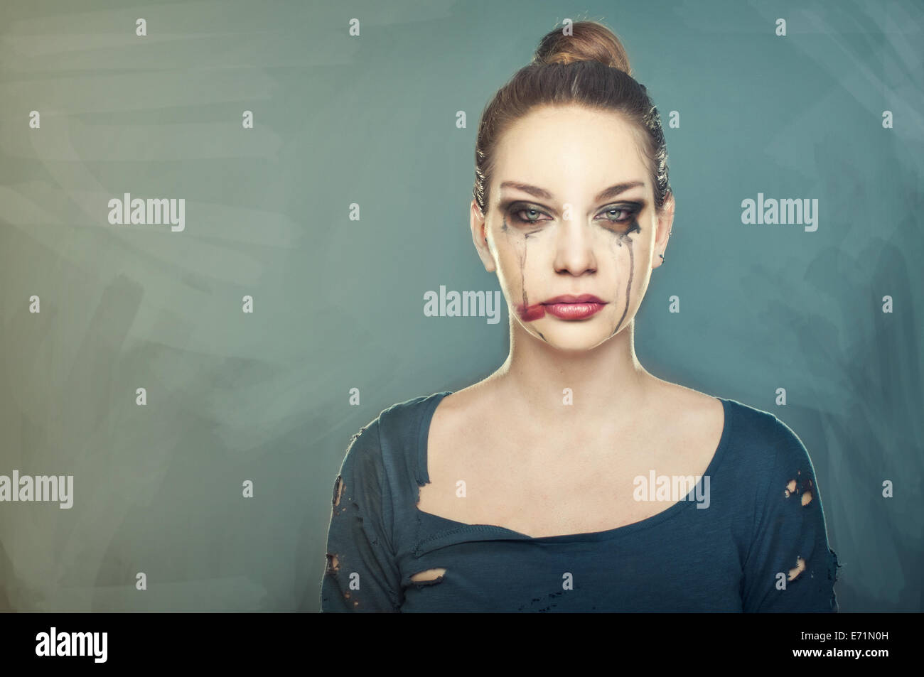 Smudged make up hi-res stock photography and images - Alamy
