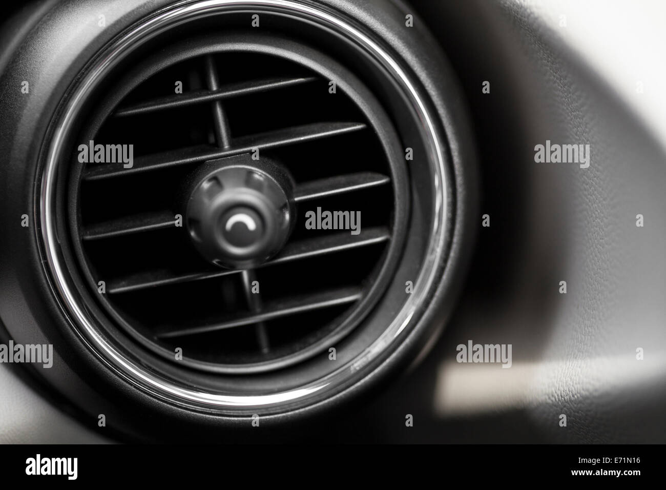 Close up shot of an air vent in a car Stock Photo - Alamy