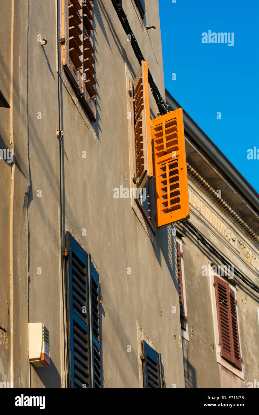 Windows on Mediterranean House Stock Photo - Alamy