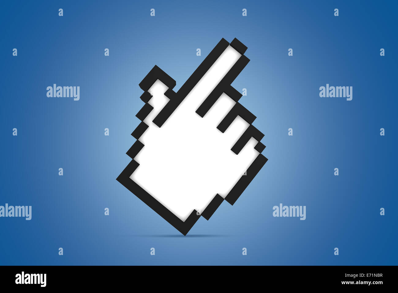 Hand cursor icon hi-res stock photography and images - Alamy