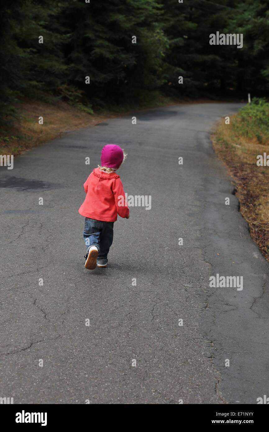 Child Walking Alone