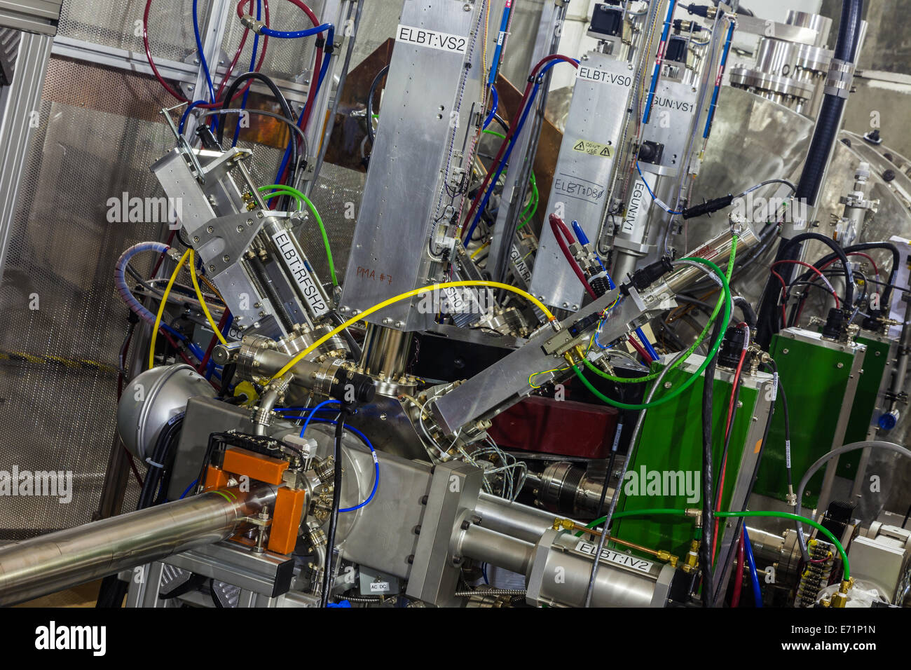A row of diagnostic equipment on a linear accelerator at the TRIUMF ...