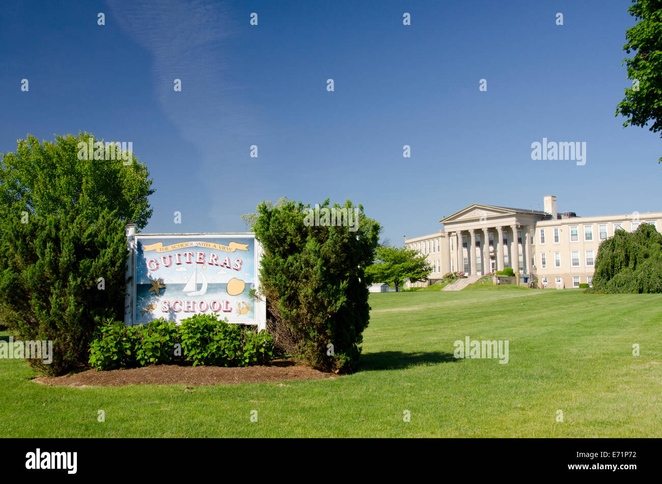 USA, New England, Rhode Island, Bristol. Historic Guiteras Memorial ...