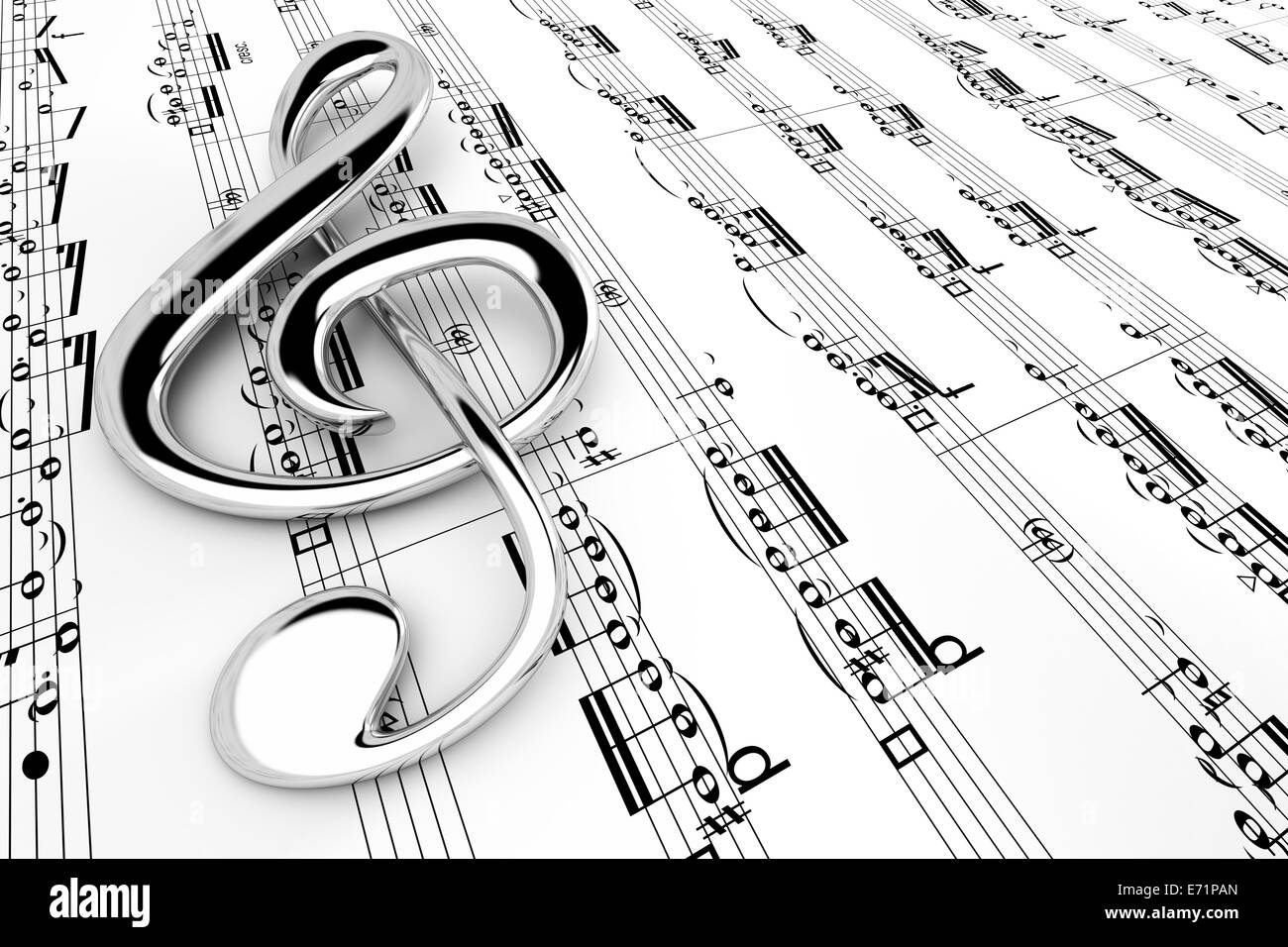 Classic treble clef music hi-res stock photography and images - Alamy