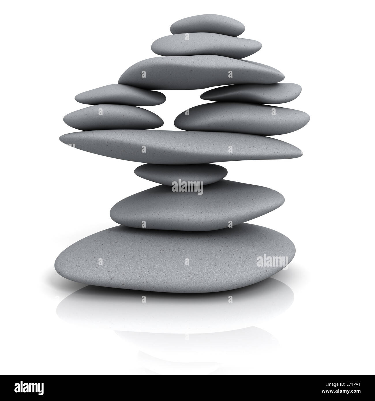 Smooth sand stone Cut Out Stock Images & Pictures - Alamy