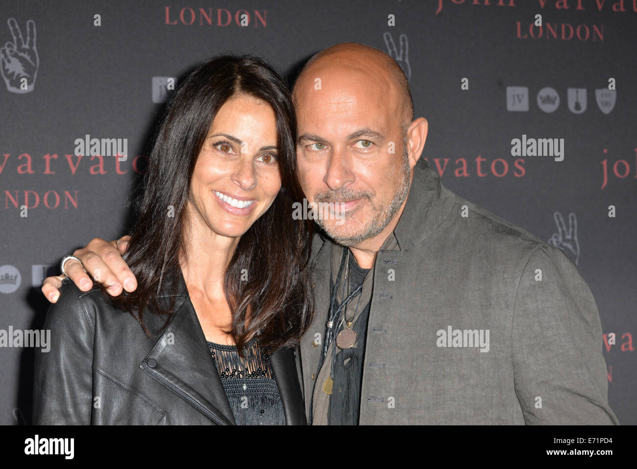 London, UK. 3rd Sep, 2014. John Varvatos and Joyce Varvatos attends as ...