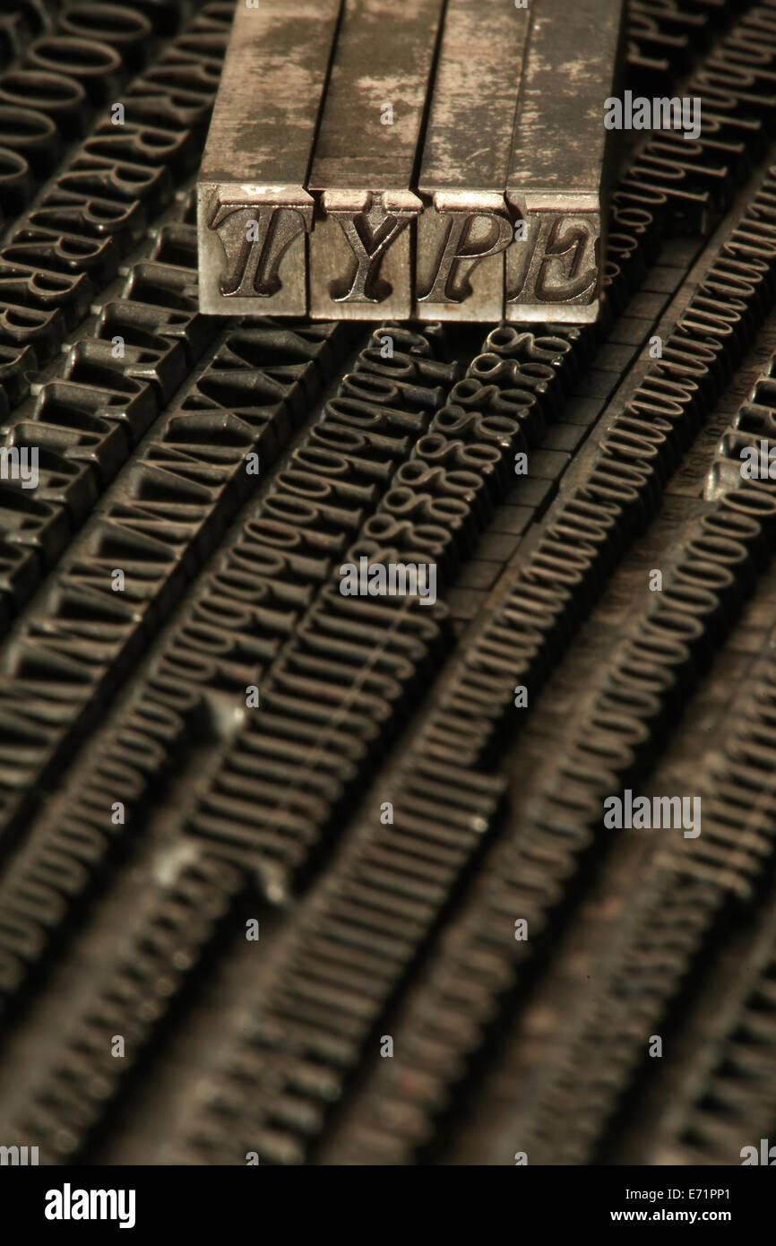 Letterpress hi-res stock photography and images - Alamy