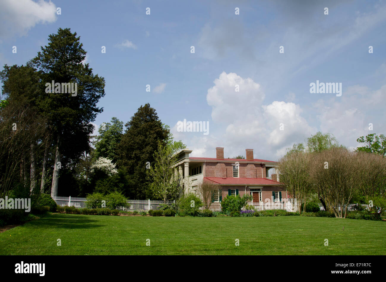 USA, Tennessee, Nashville. The Hermitage, home and plantation Andrew ...