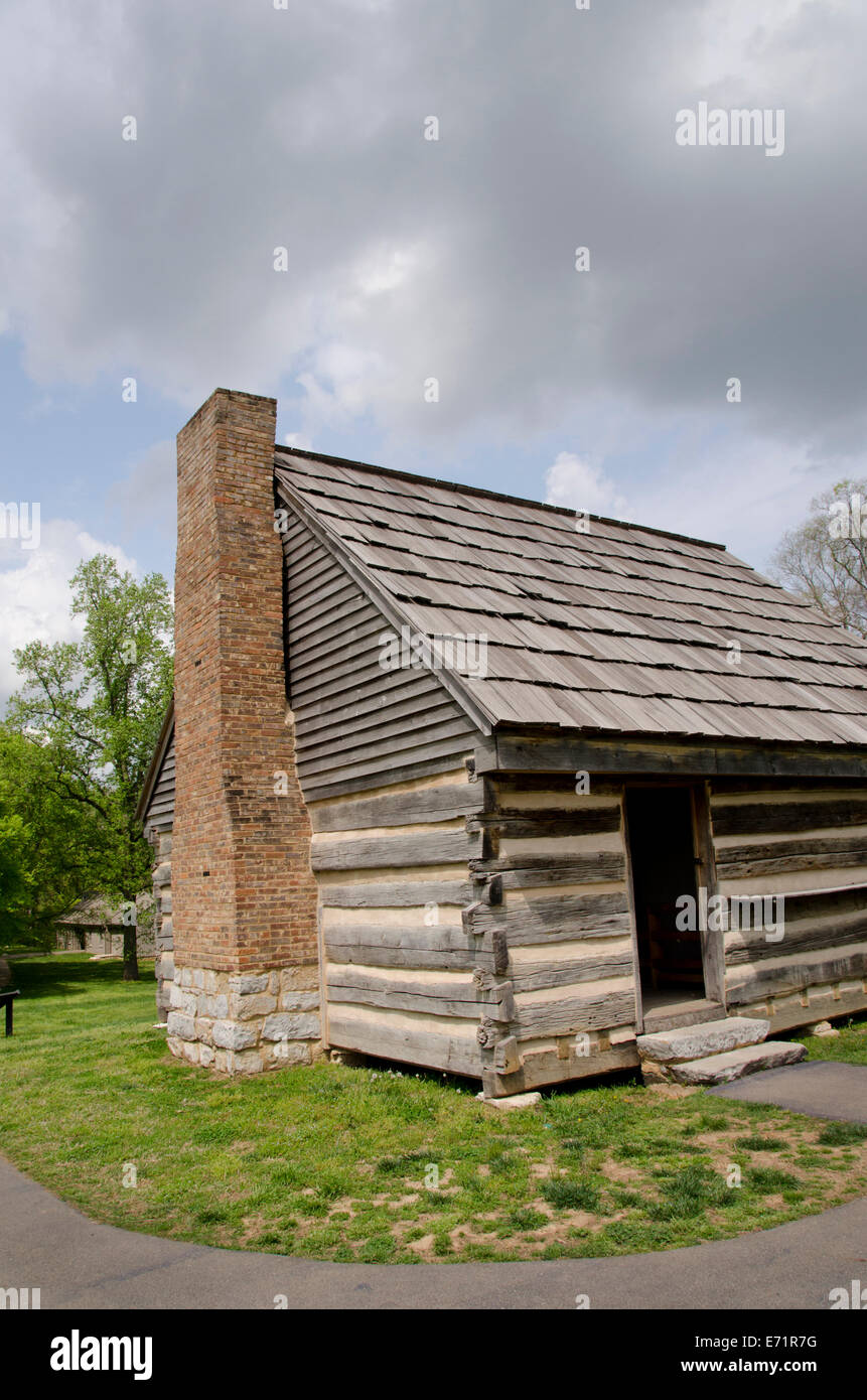 USA, Tennessee, Nashville. The Hermitage, home and plantation of Andrew ...