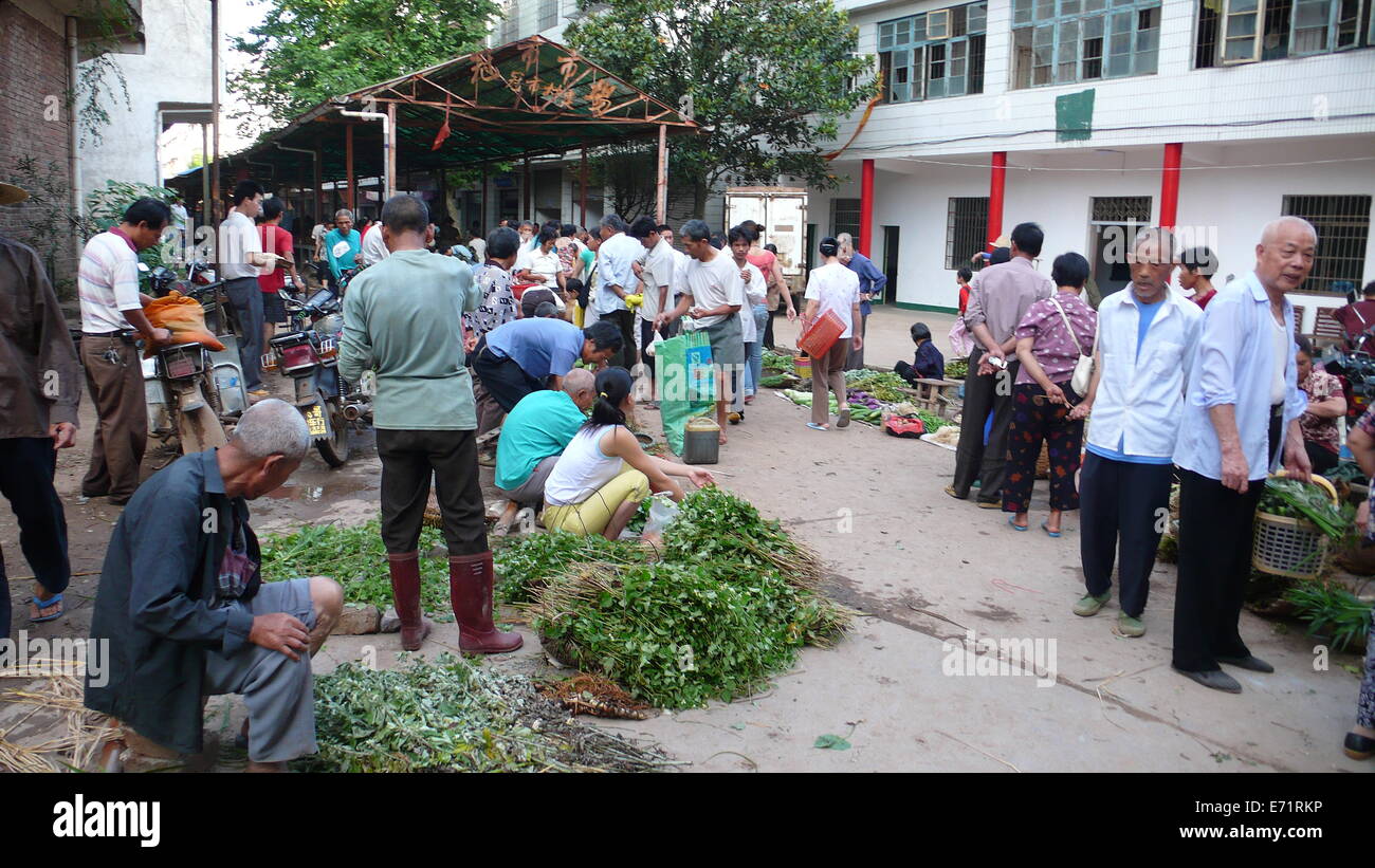 rural market in Chinese Dragon Boat Festival Stock Photo - Alamy